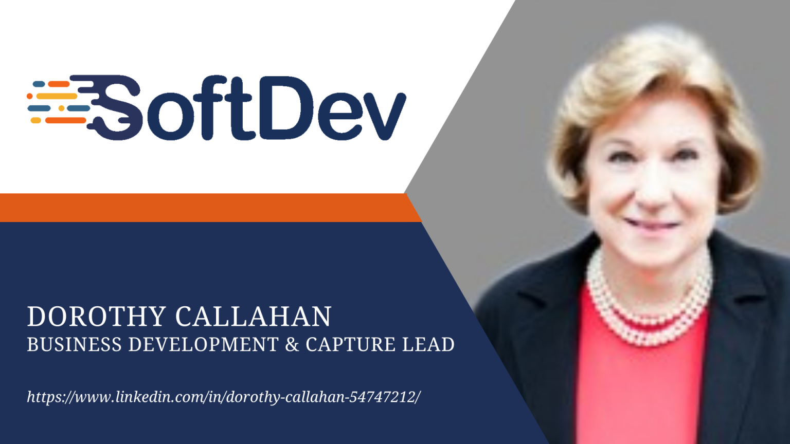 Welcome Dorothy Callahan - SoftDev